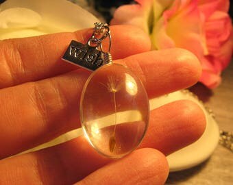 Dandelion charm | Etsy
