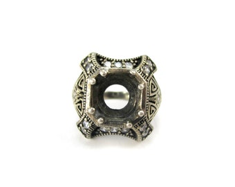 Empty ring settings | Etsy