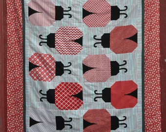Ladybug quilt | Etsy