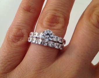 Engagement ring set | Etsy