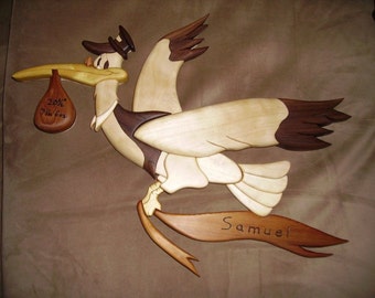 Wooden intarsia | Etsy