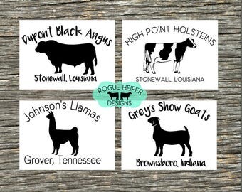 Farm decals | Etsy