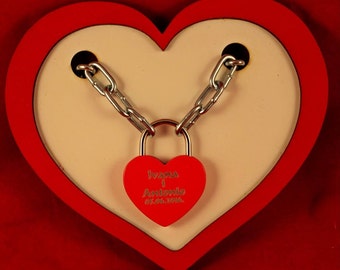 Heart lock | Etsy