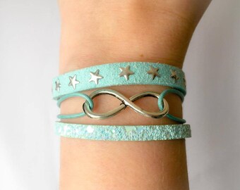 Mint green bracelet | Etsy