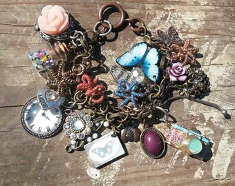 Junk bracelet | Etsy