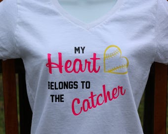 Softball catcher shirt