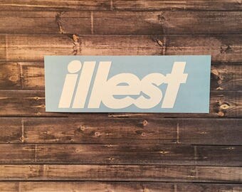 Illest decal | Etsy