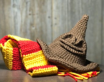 Crochet sorting hat | Etsy