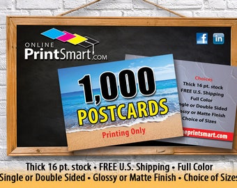 Glossy postcards | Etsy