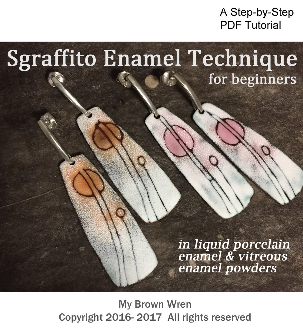 Tutorial: Sgraffito Enamel Technique for Beginners