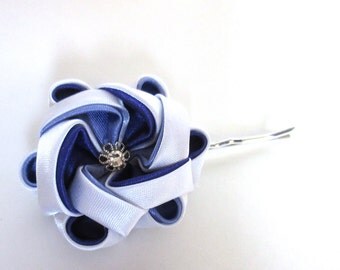 Periwinkle hair pin | Etsy