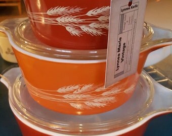 Orange pyrex | Etsy