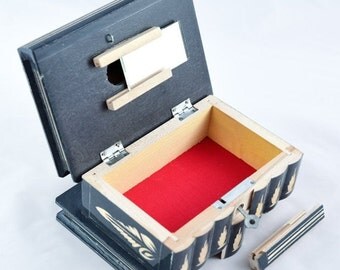 Trick Magic Secret Wooden Compartment Puzzle Box Wood by kalotart