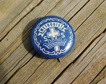 Methodist pin | Etsy