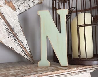 Monogram letter n | Etsy