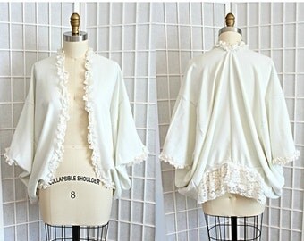 Ruffle cardigan | Etsy