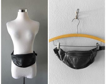 Leather hip bag | Etsy