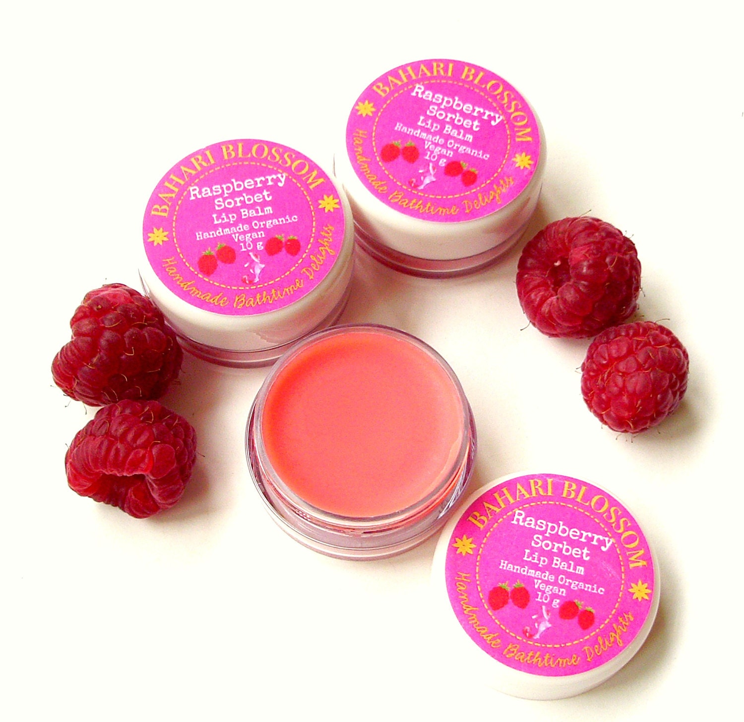 Raspberry Sorbet Moisturising Natural Lip Balm