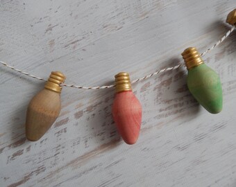 Light bulb garland | Etsy