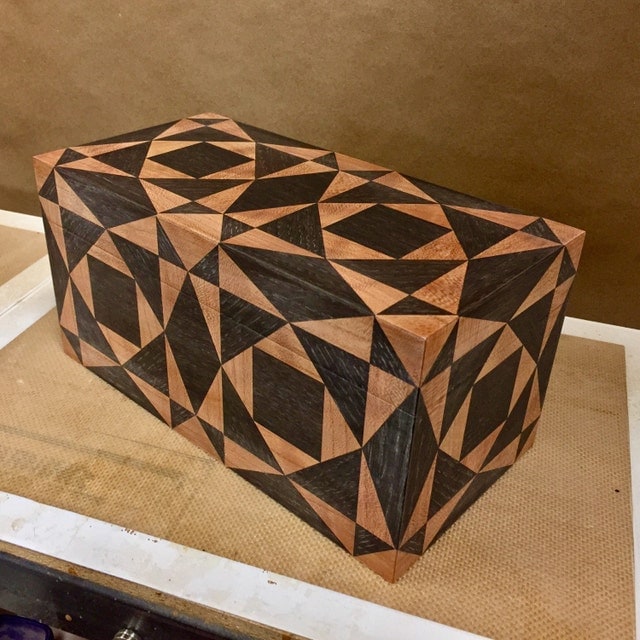 Wooden Keepsake Boxes with Vintage Quilt Designs by Quiltboxes