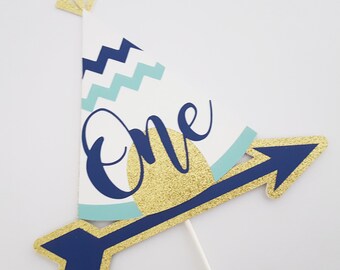 Teepee cake topper | Etsy