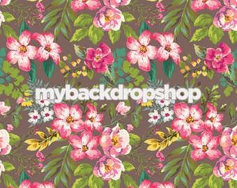 Floral wallpaper | Etsy