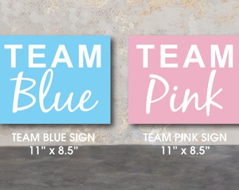 Team pink team blue | Etsy
