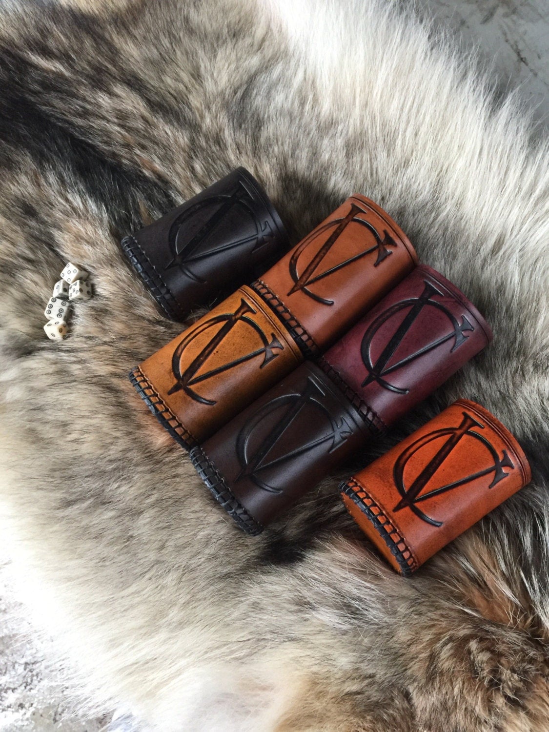 Custom Family set of Liars Dice/Pirates Dice.