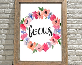 Focus sign | Etsy