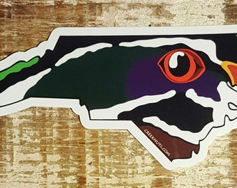 Wood duck decal | Etsy