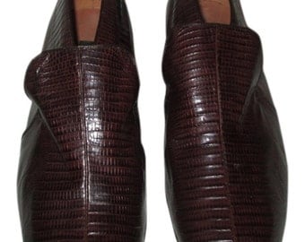 Lizard skin boots | Etsy