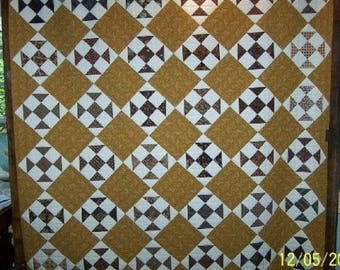 Mustard quilt | Etsy