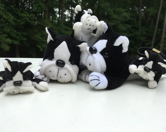 Boston terrier plush | Etsy