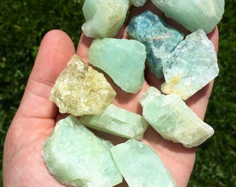 Aquamarine crystal | Etsy