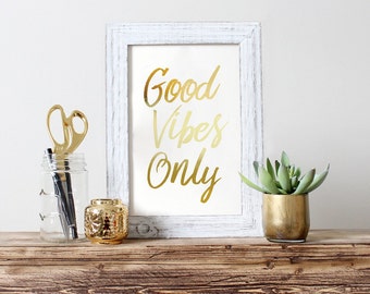 Good vibes poster | Etsy