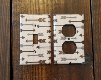 Rustic outlet cover | Etsy