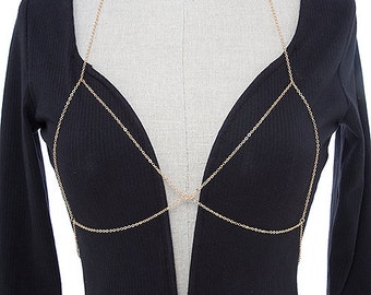 Chain bra | Etsy