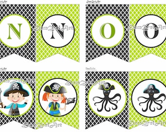 Pirate alphabet | Etsy