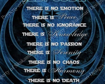 Jedi code | Etsy