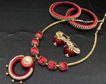 Silk thread bangles | Etsy