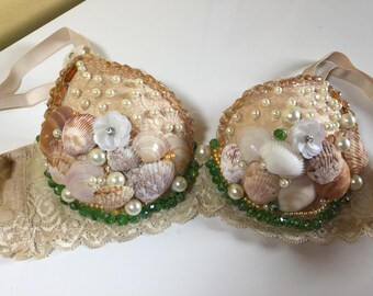 Sea shell bra | Etsy