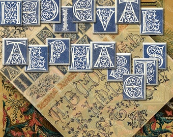 Illuminated letter | Etsy