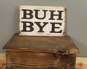 Buh bye | Etsy