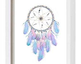 Crystal dreamcatcher | Etsy