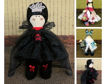 Gothic rag doll | Etsy