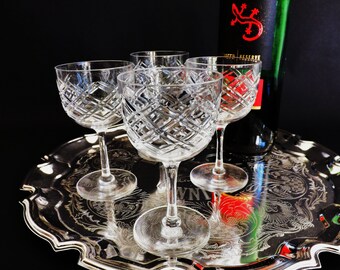 Unique crystal stemware related items | Etsy