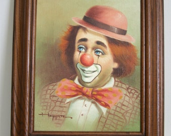 1970s clown art | Etsy