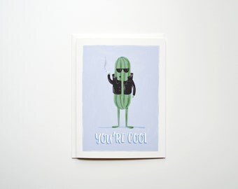 Cool as a cucumber | Etsy