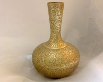India brass vase | Etsy