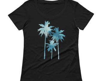 Palm tree t shirt | Etsy